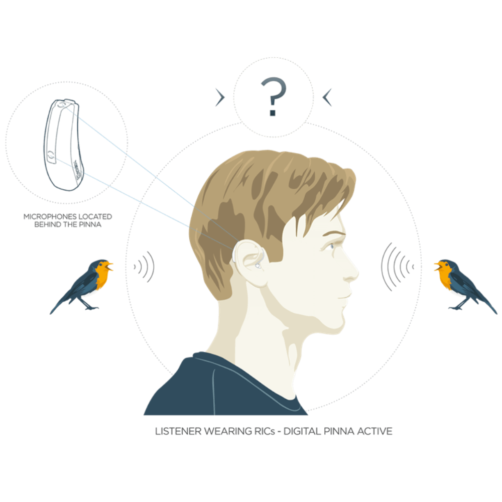 Digital pinna - Simulates the natural pinna effect | Widex Pro